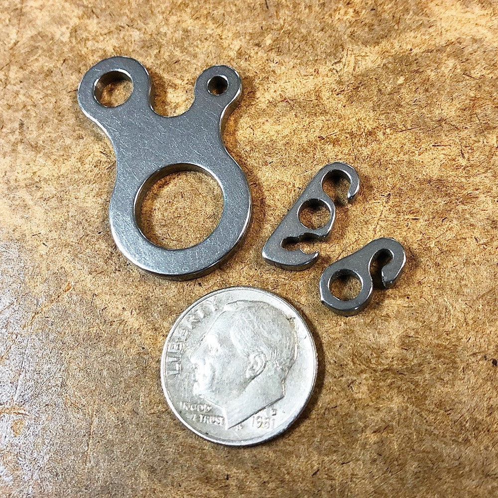 Titanium Micro Hook | Tarp, Hammock, Tent Outdoor Hardware - LoopAlien